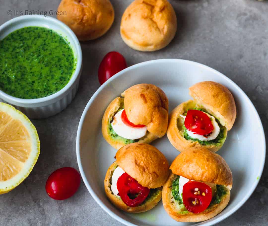 Mini Bites of delight - It's Raining Green